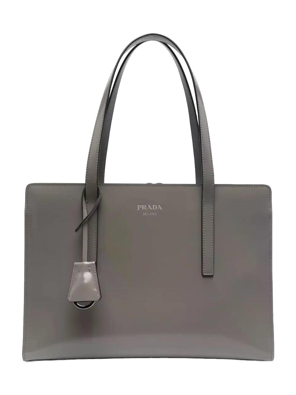 Prada Re-Edition 1995 Large Leather Handbag - Black | Editorialist