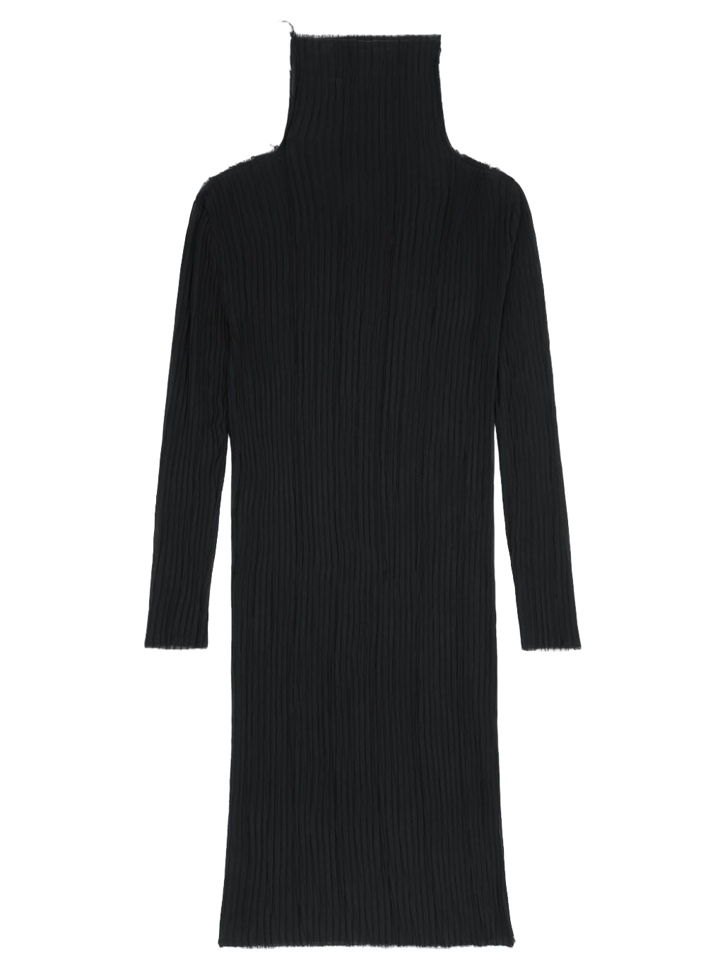 MAISON MARGIELA MM6 Maison Margiela Long Sleeve Plissé Midi Dress