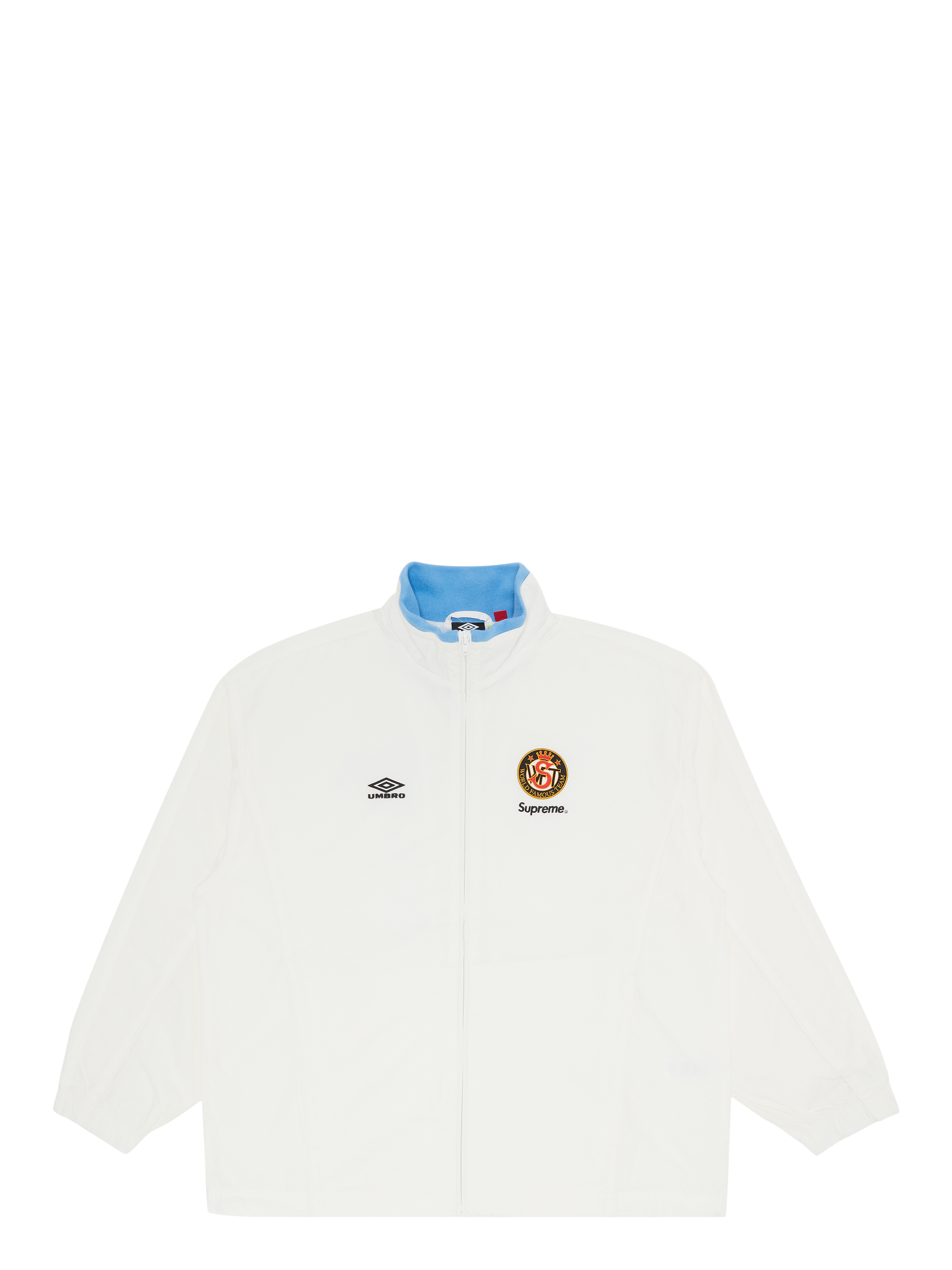 Supreme X Umbro Cotton Ripstop Track Jacket - White | Editorialist