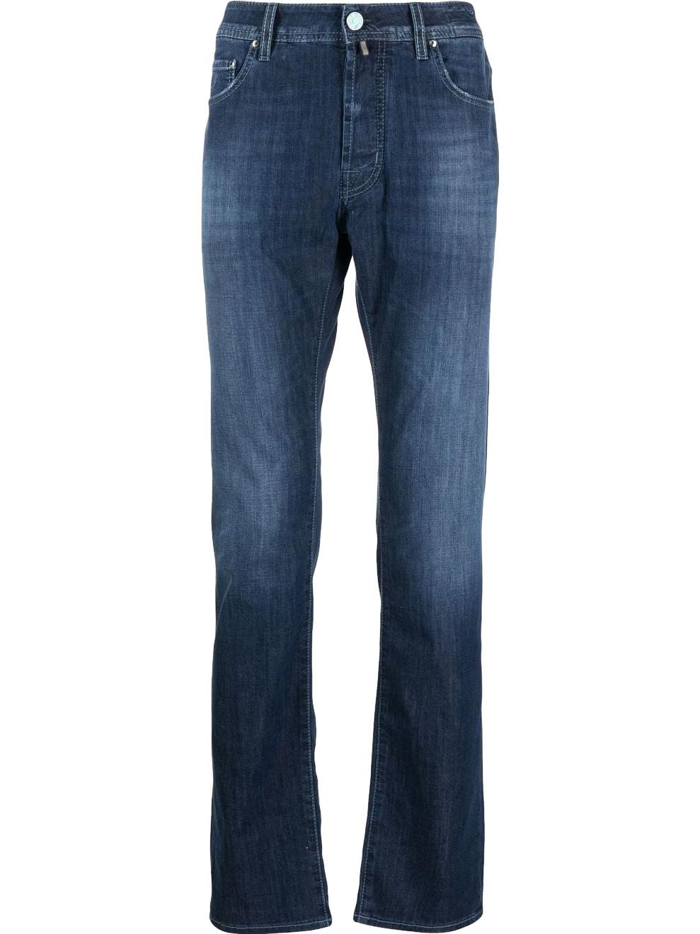 JACOB COHEN Mid-Rise Straight-Leg Jeans