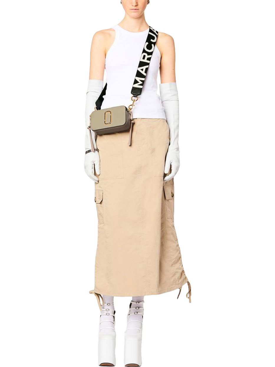 MARC JACOBS Snapshot Logo-Strap Messenger Bag