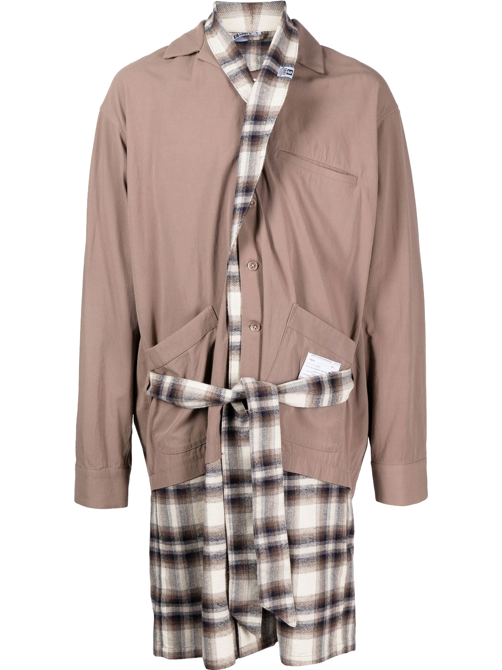 MIHARA YASUHIRO Maison Mihara Yasuhiro Layered Shirt Coat