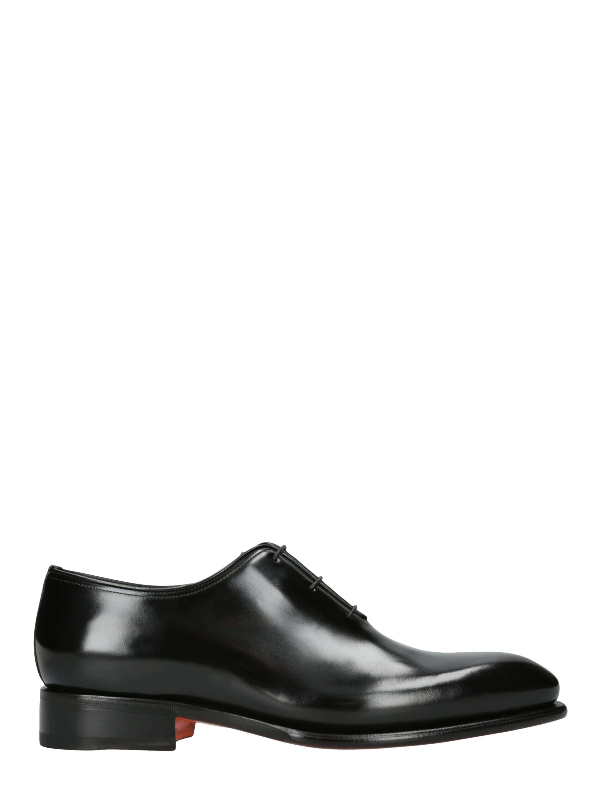 Santoni Isaac Leather Oxford Shoes - Dark Brown | Editorialist