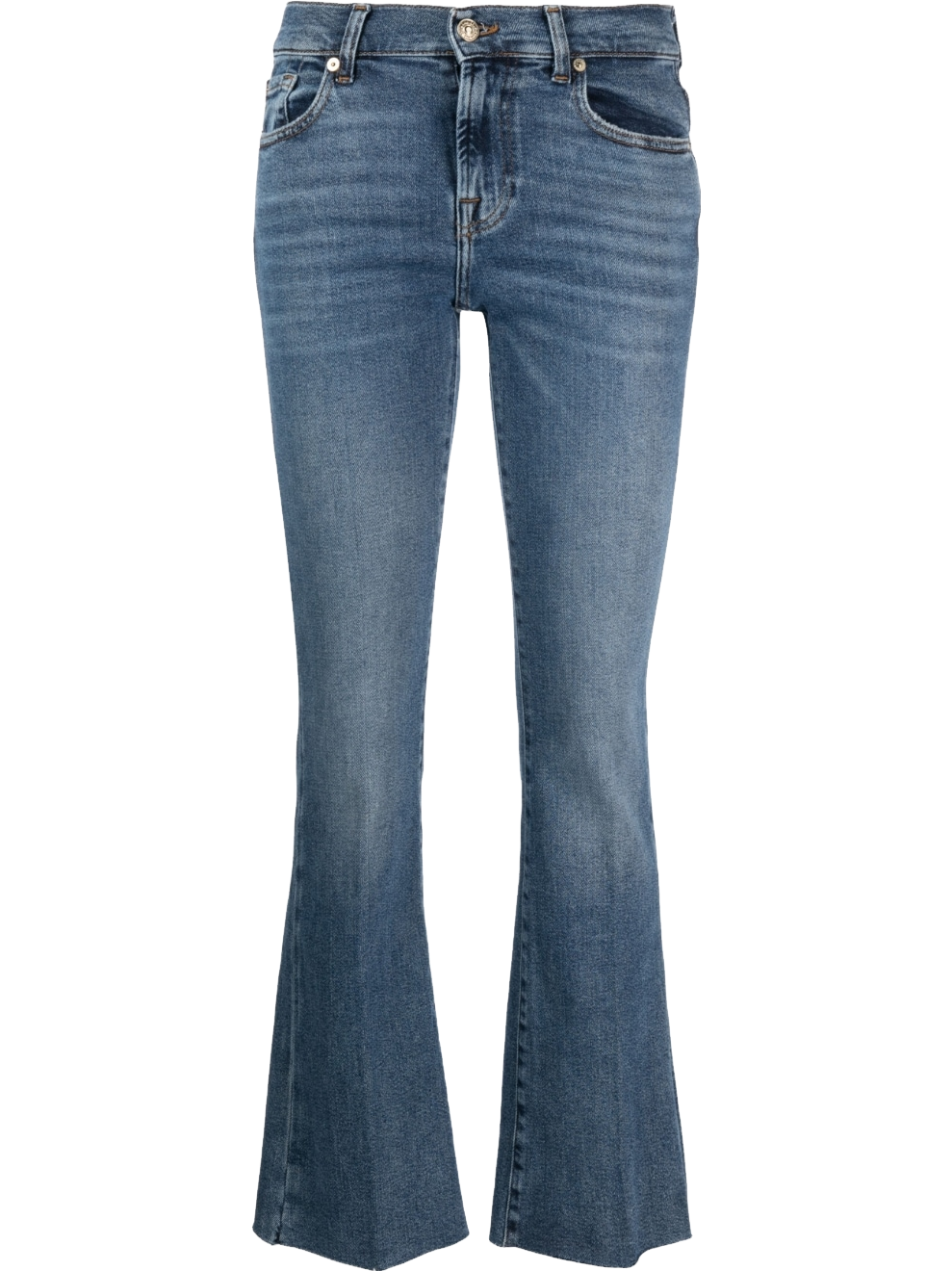 7 FOR ALL MANKIND 7 For All Mankind Logo Patch Bootcut Jeans