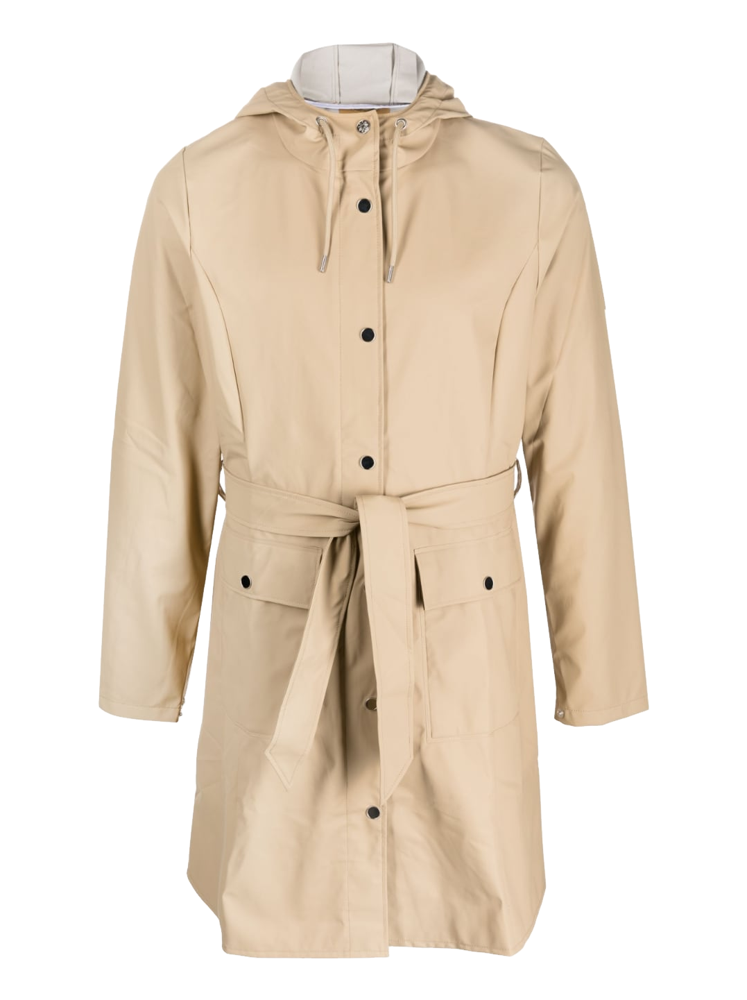 RAINS Rains Belted Hooded Raincoat