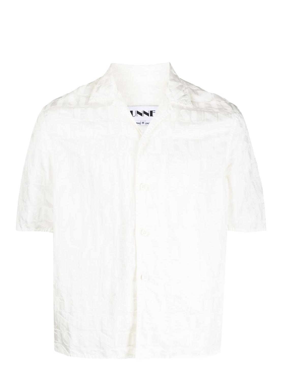 SUNNEI monogram short-sleeve shirt