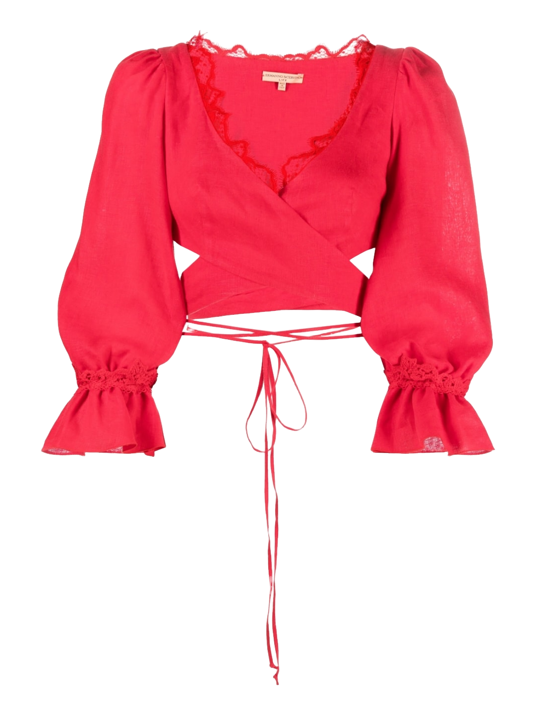 ERMANNO SCERVINO Ermanno Scervino Lace-Detail Cropped Top