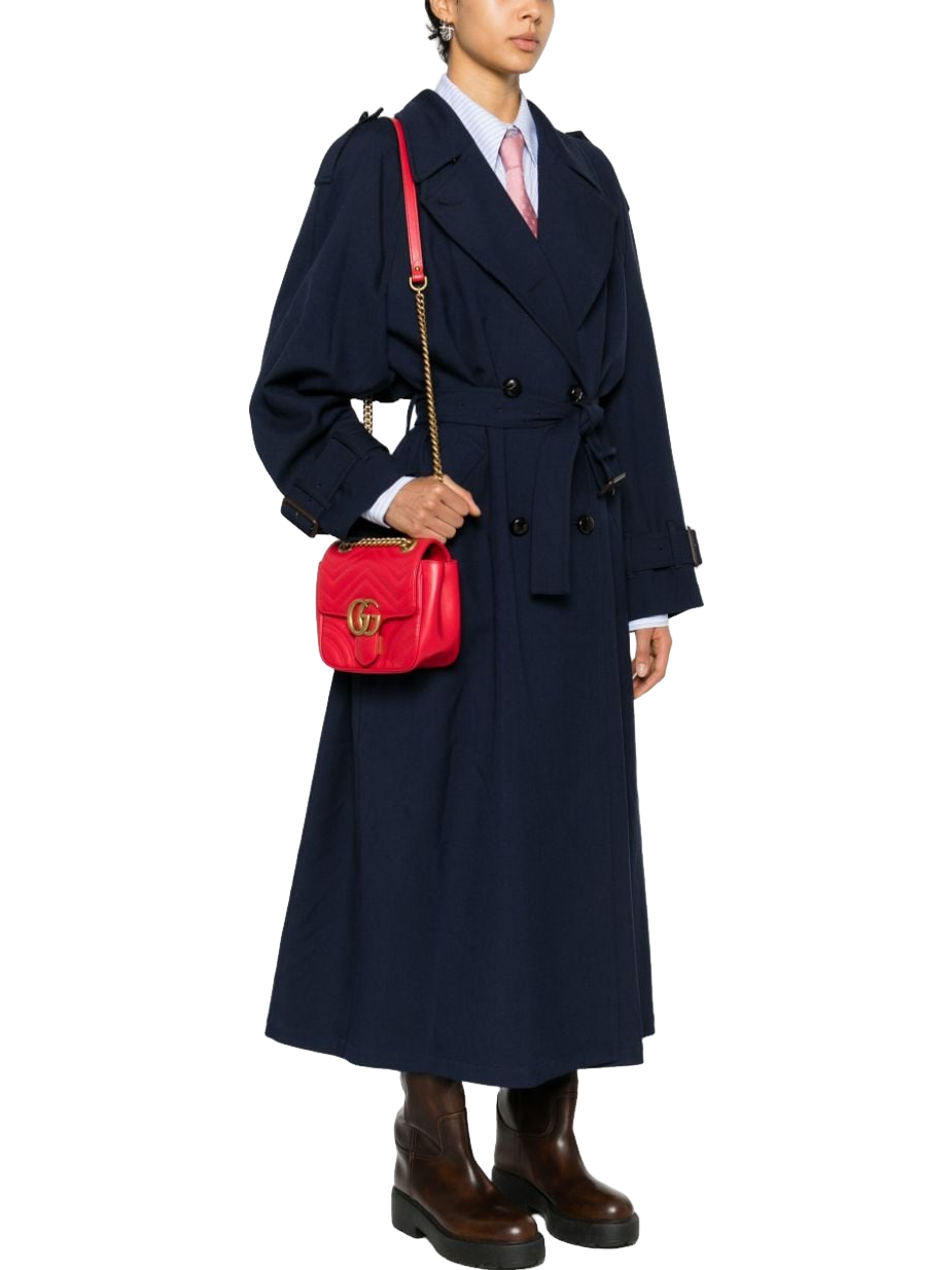 GUCCI Mini GG Marmont Shoulder Bag