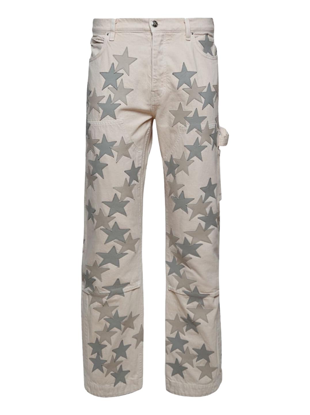 AMIRI AMIRI Star-Print Straight-Leg Trousers