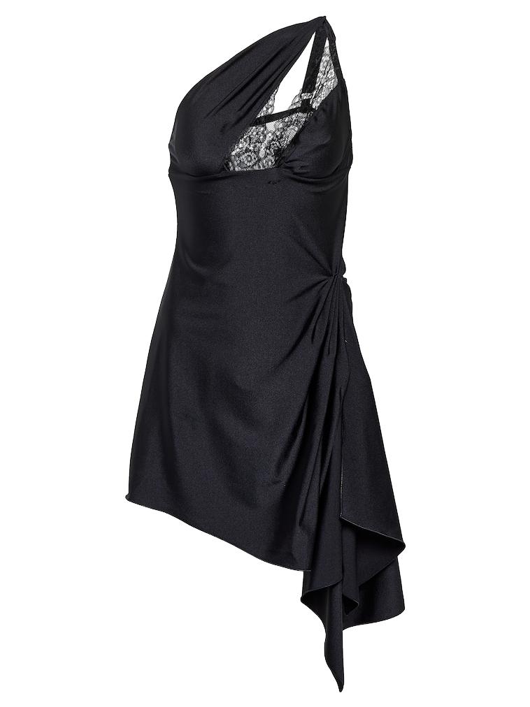 COPERNI Coperni One-Shoulder Cutout Mini Dress