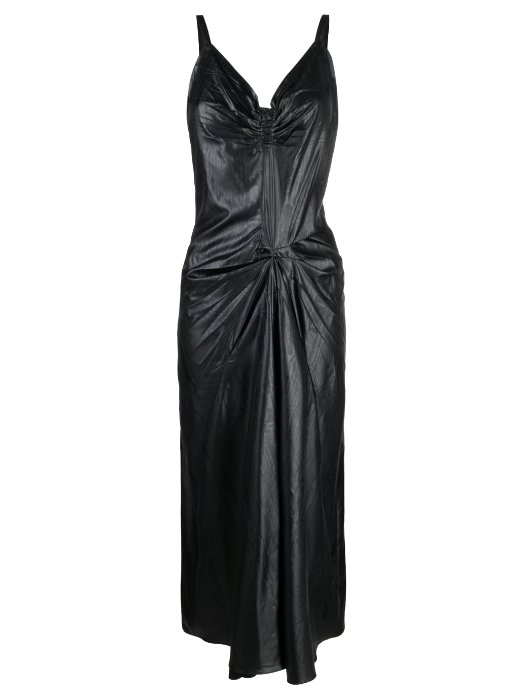 MAISON MARGIELA Maison Margiela Moiré-Effect Midi Dress