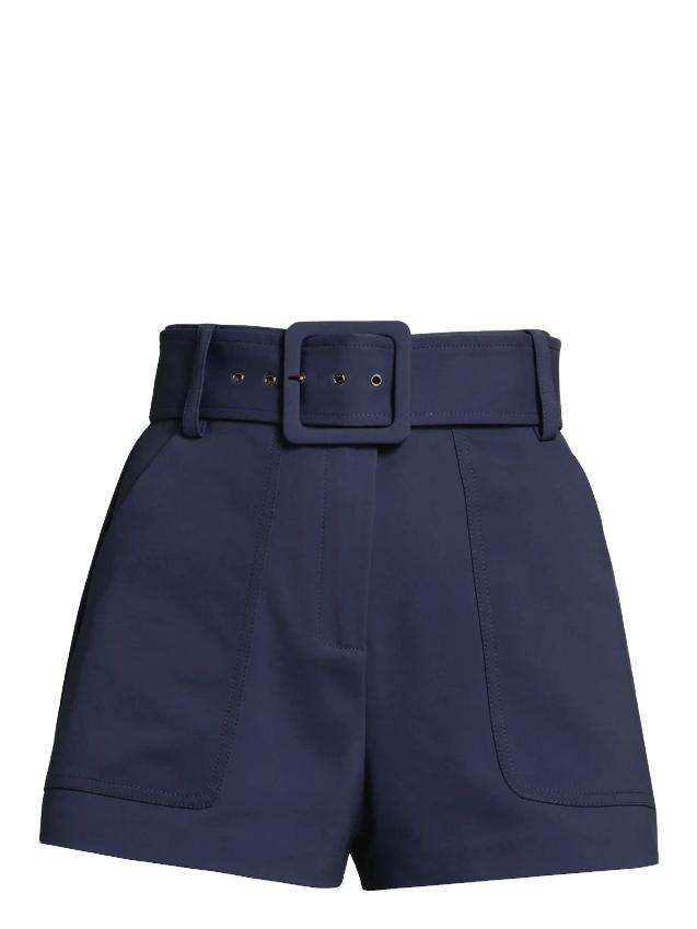 RAMY BROOK kasey belted high-rise shorts
