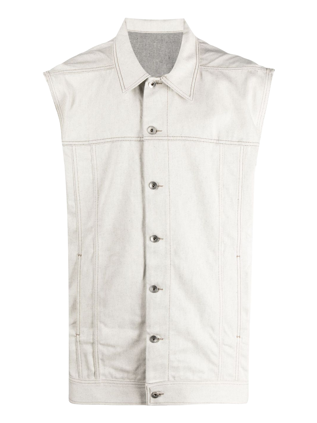 RICK OWENS Rick Owens DRKSHDW Sleeveless Denim Vest