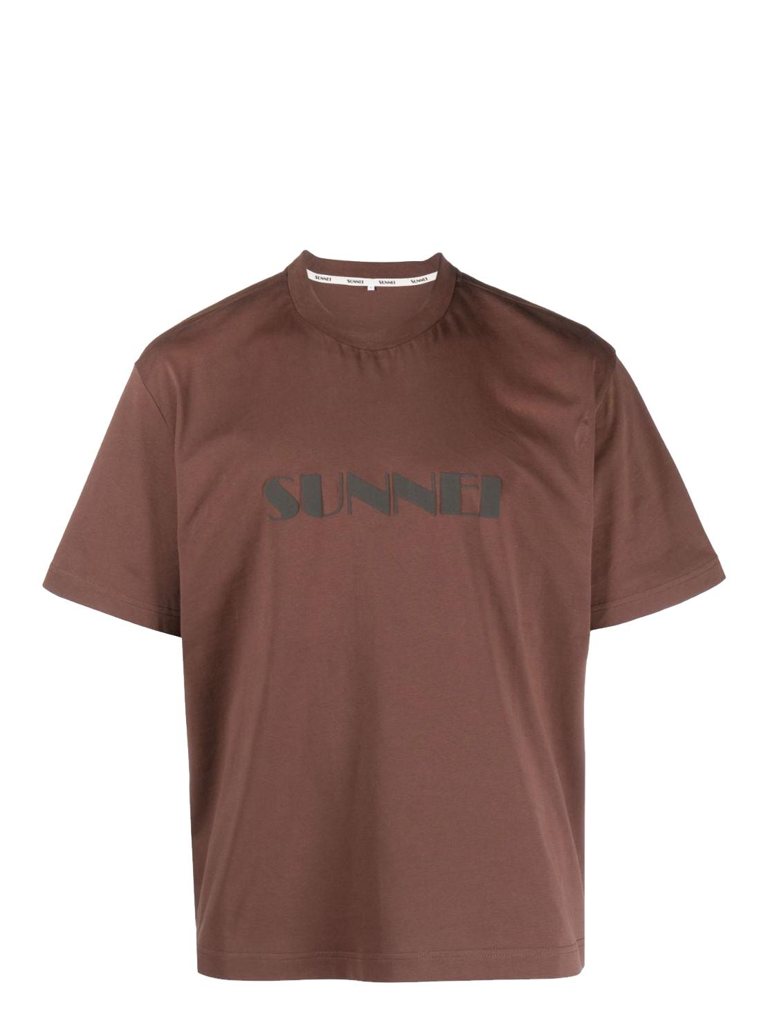 SUNNEI logo-print cotton t-shirt