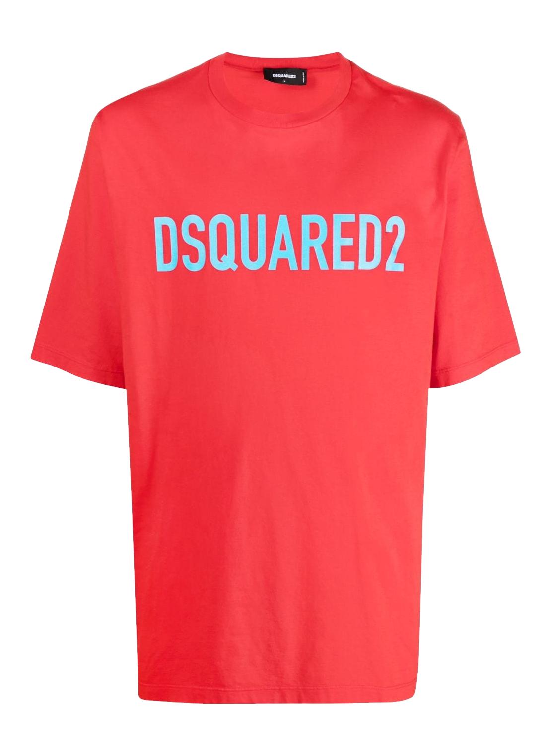 DSQUARED2 logo-print cotton t-shirt