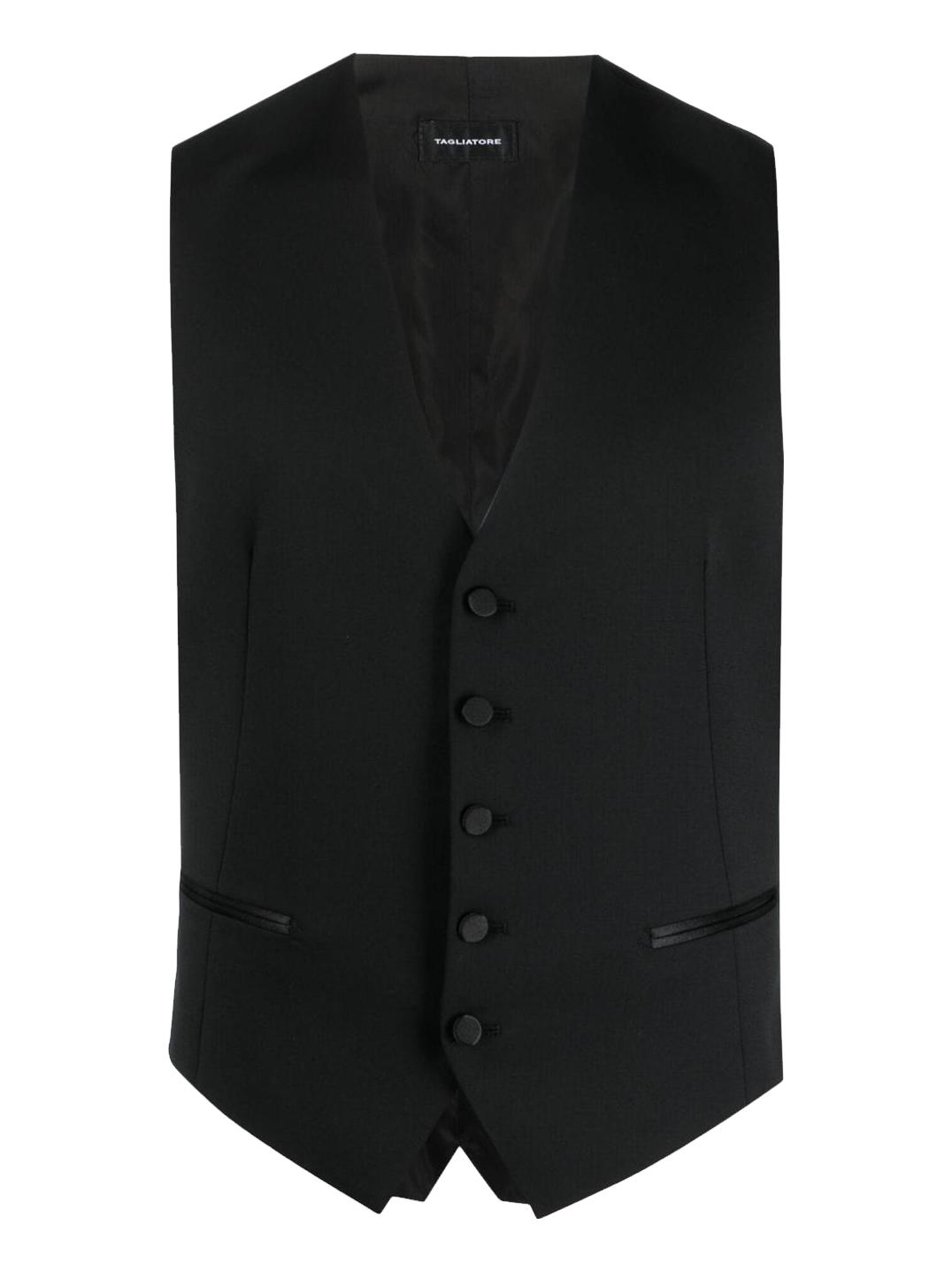 TAGLIATORE Button-Down Cotton Waistcoat
