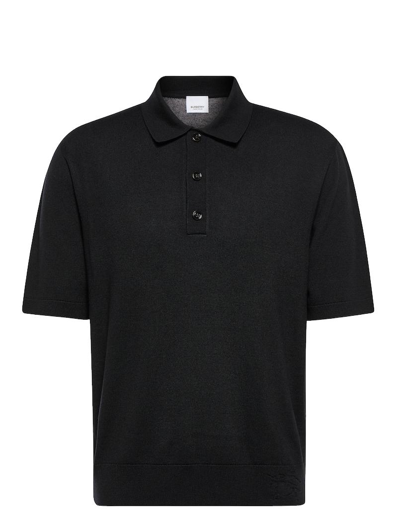 BURBERRY wool and silk polo top