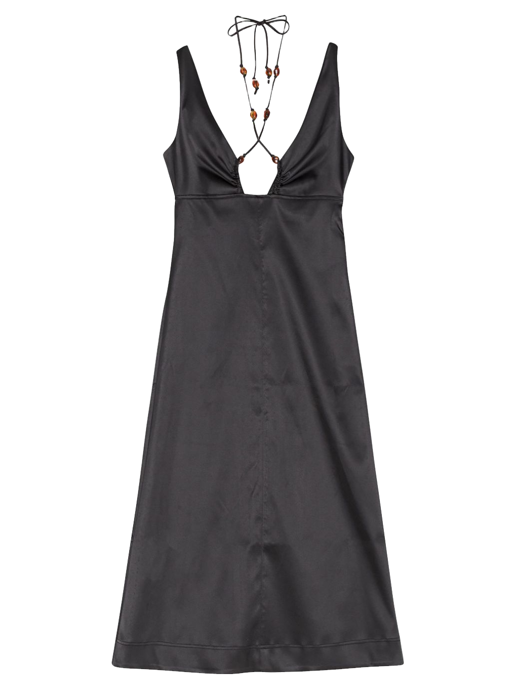GANNI GANNI V-Neck Sleeveless Dress