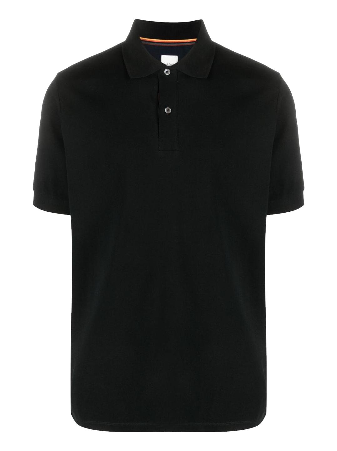 PAUL SMITH cotton 'artist stripe' placket polo shirt