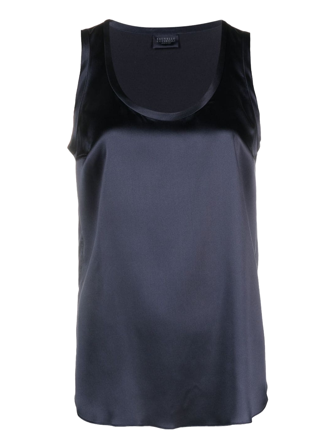 BRUNELLO CUCINELLI Sleeveless Silk-Blend Tank Top