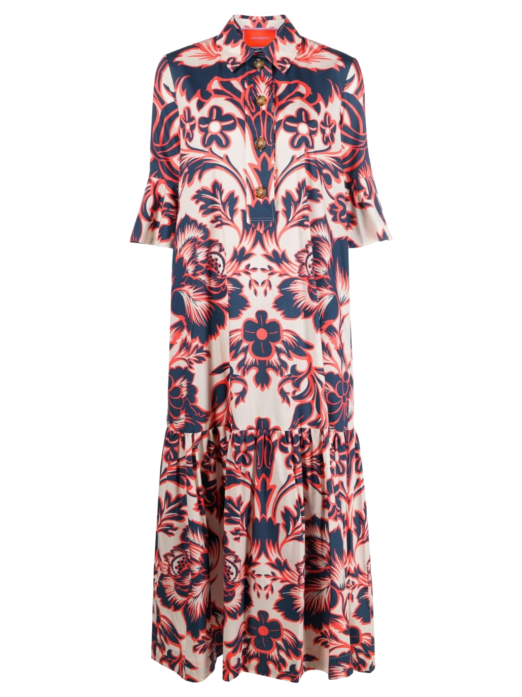 LA DOUBLEJ La DoubleJ Artemis Cotton Midi Dress