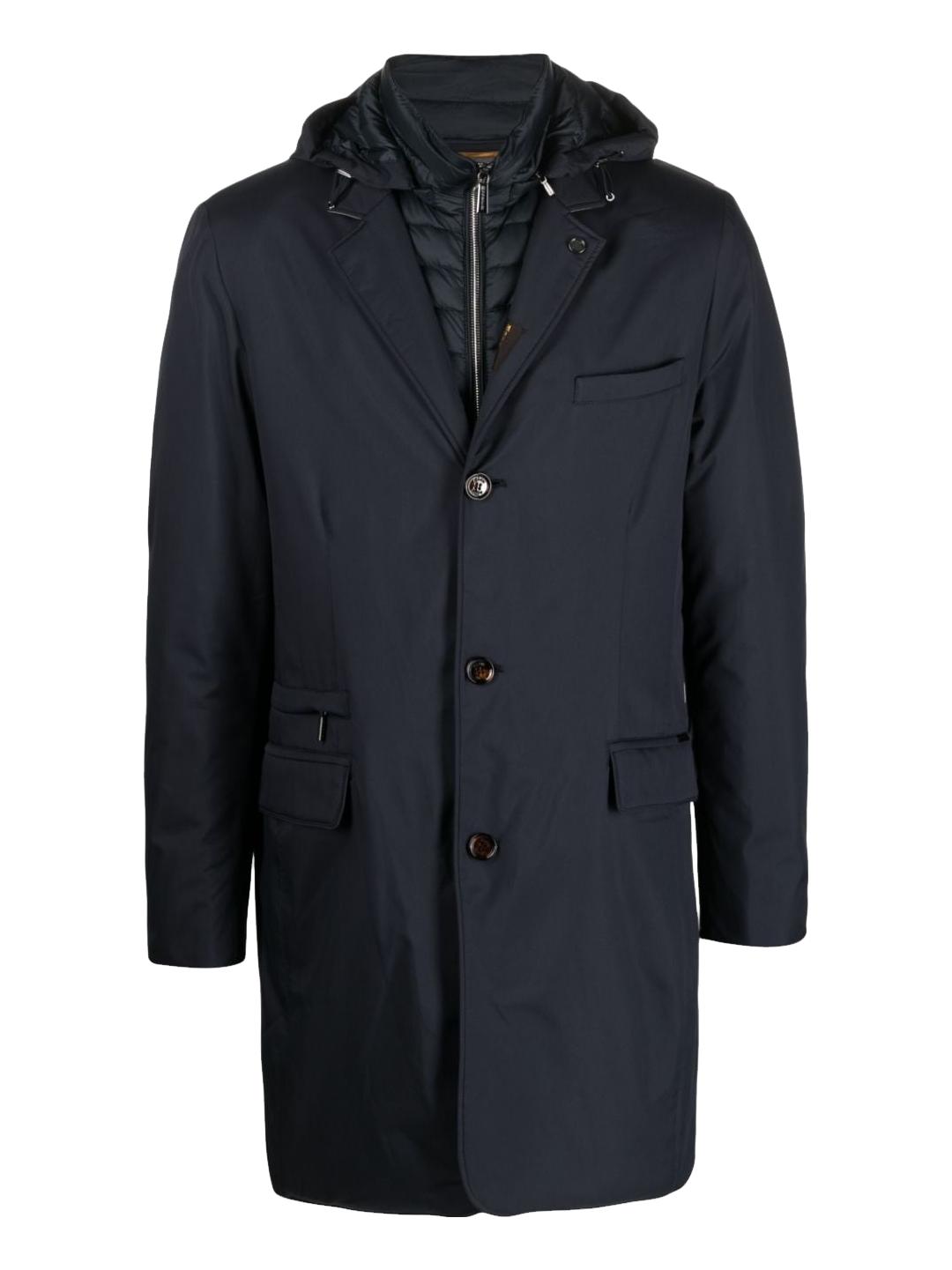MOORER Moorer Redon Single-Breasted Padded Coat