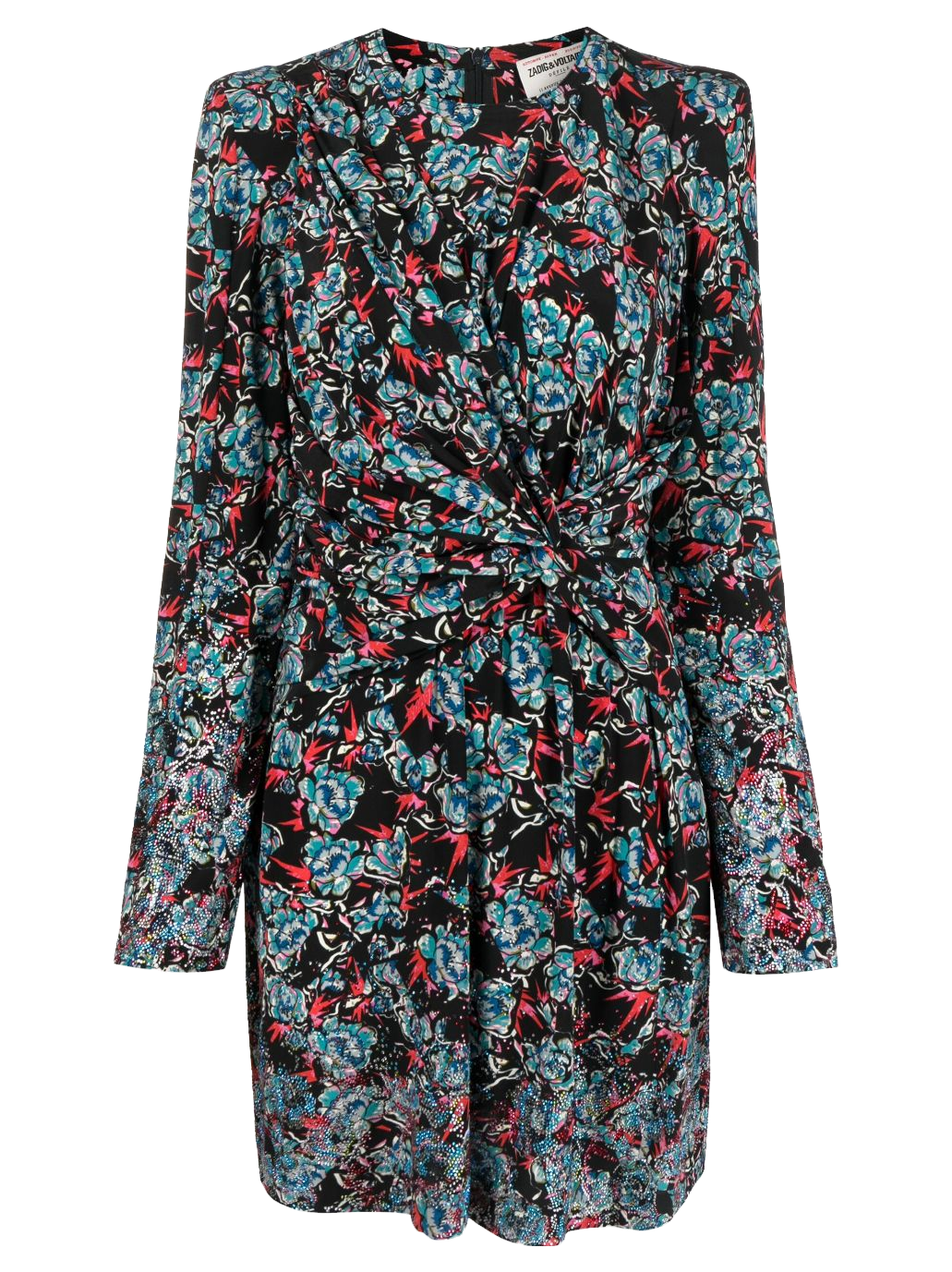 ZADIG&VOLTAIRE Zadig&Voltaire radar floral-print embellished silk minidress