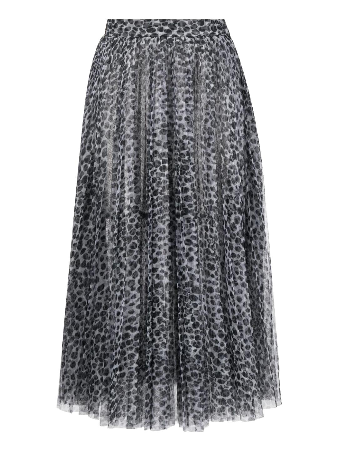PHILOSOPHY DI LORENZO SERAFINI Philosophy Di Lorenzo Serafini Animal Print Pleated Midi Skirt
