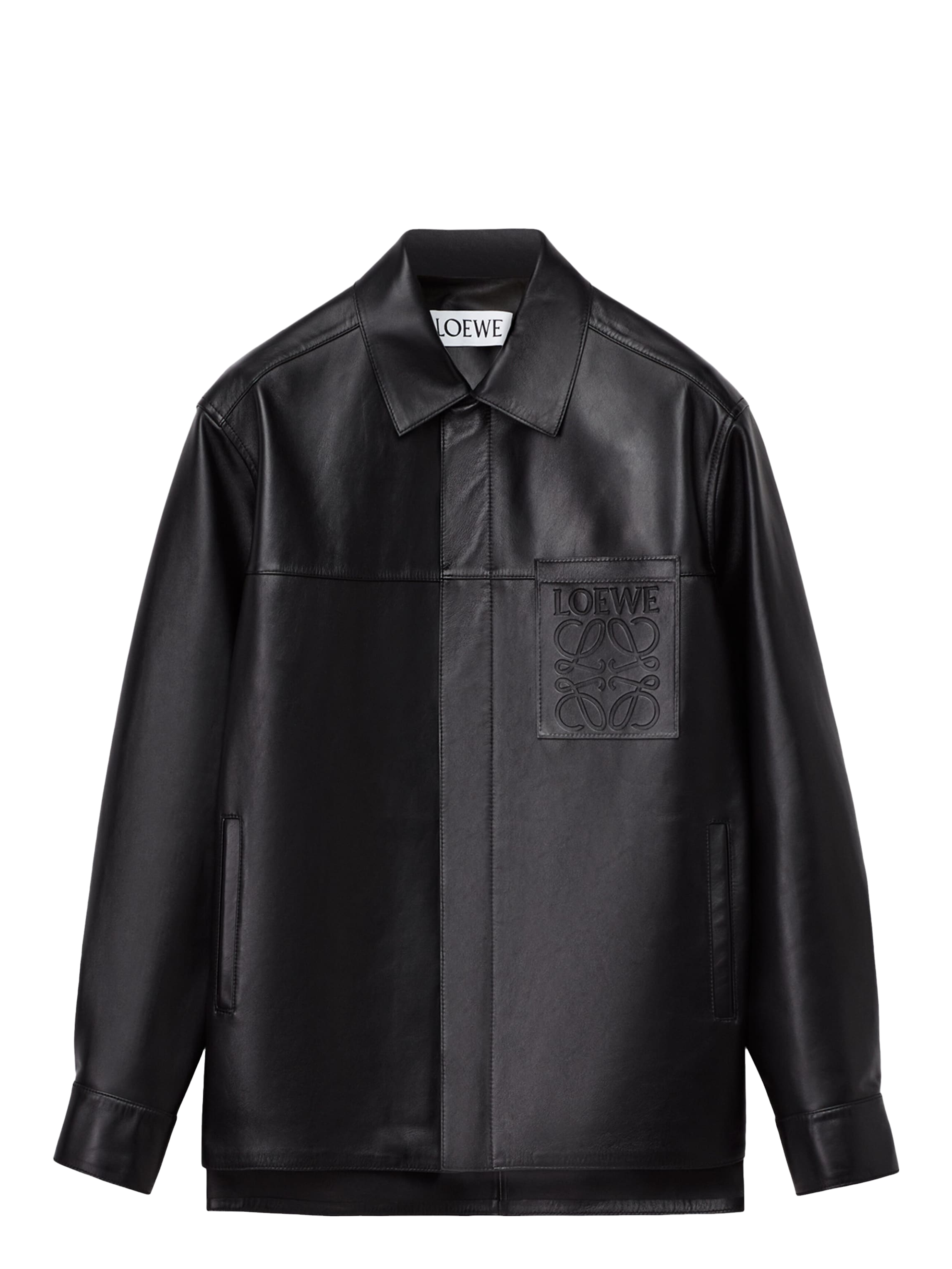 Loewe Leather Jacket - Black | Editorialist