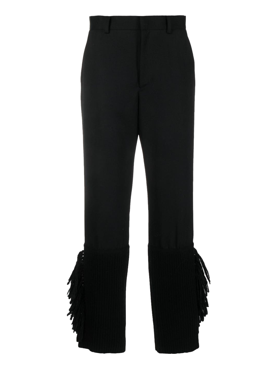 UNDERCOVER Undercover Frayed-Trim Cropped Trousers