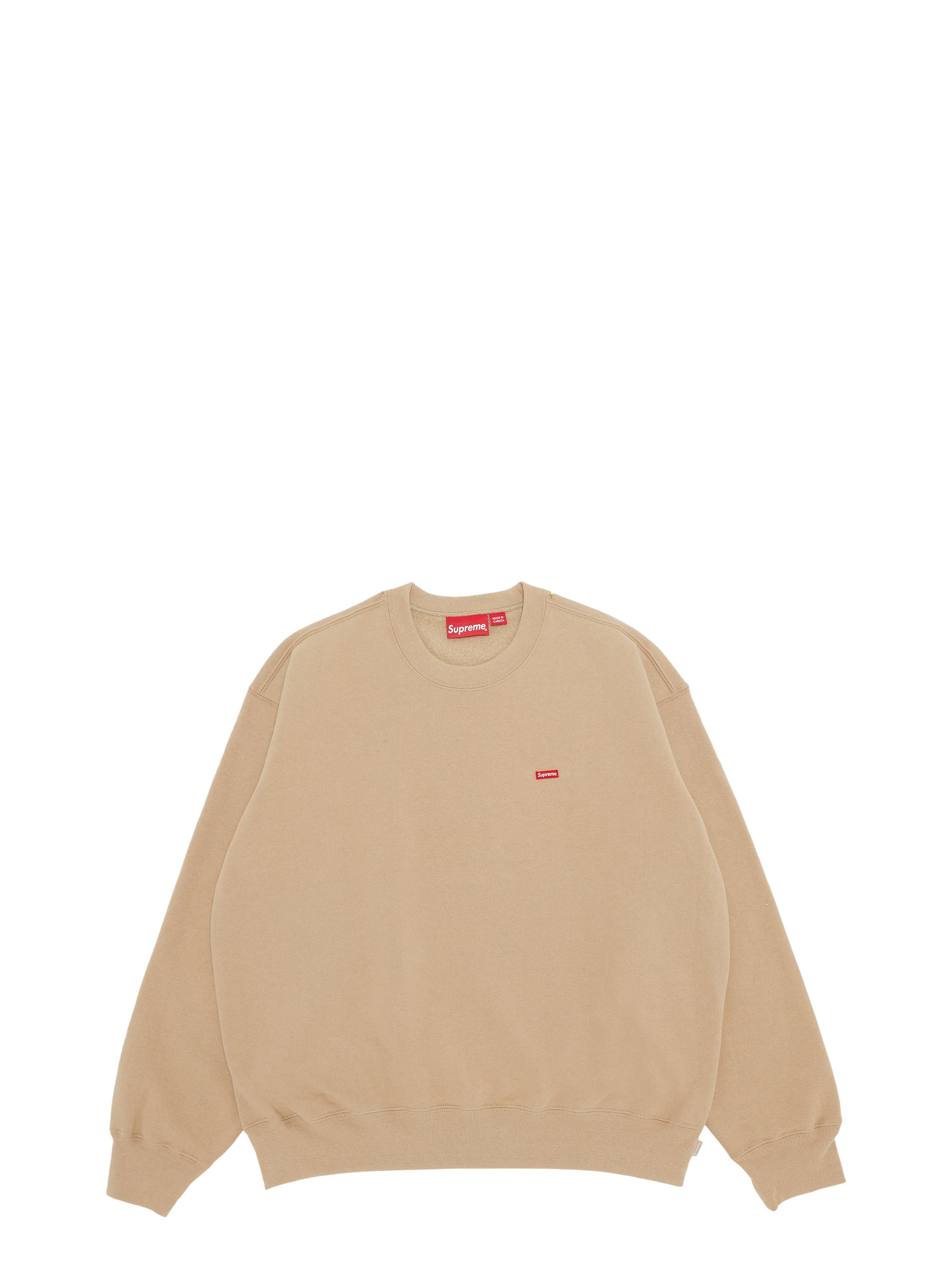 Supreme Small Box Crewneck - Tan | Editorialist