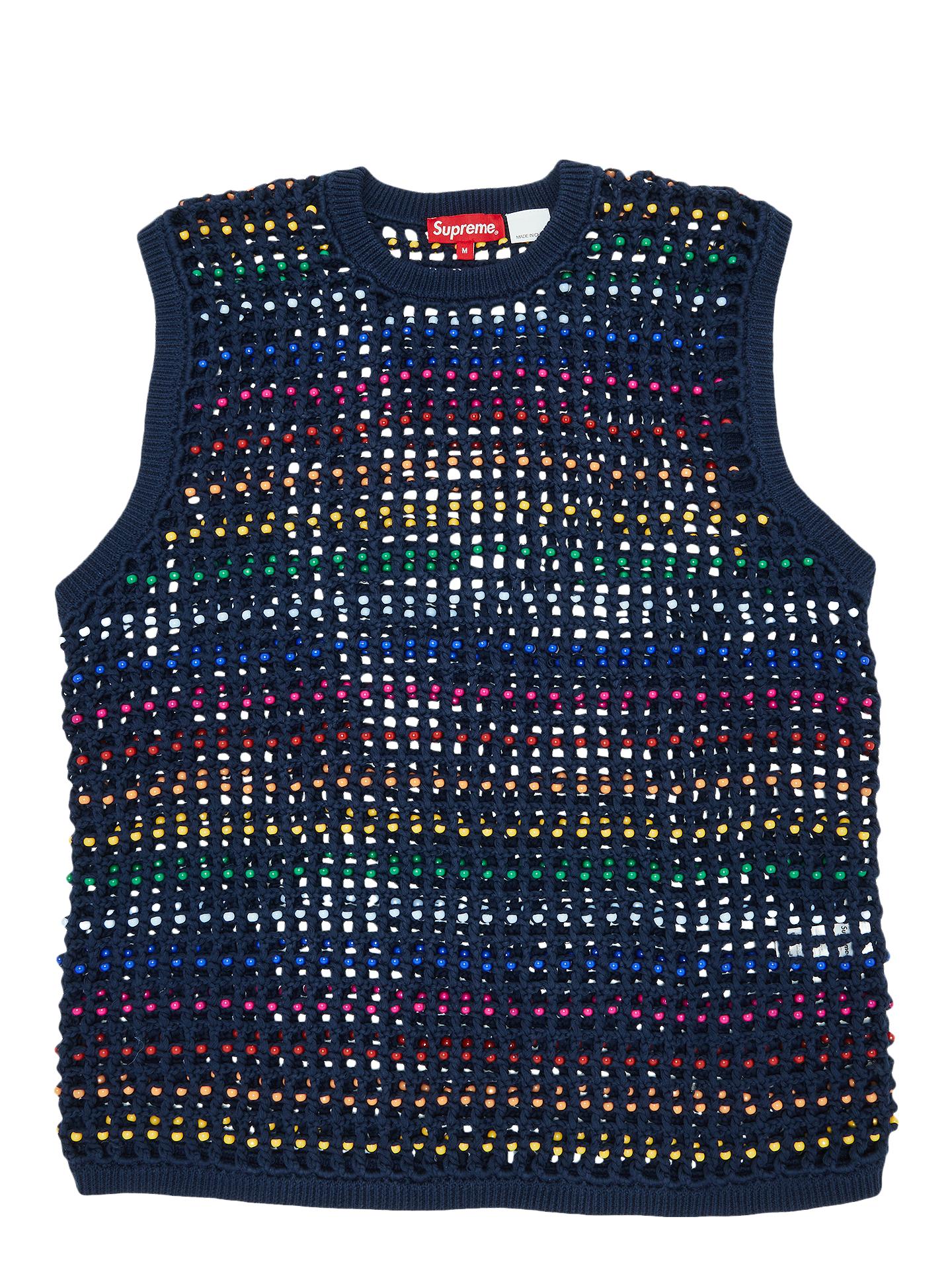 Supreme®/Nike® Sweater Vest 【L】 Supreme Nike Sweater Vest Black Men's - SS25 - US