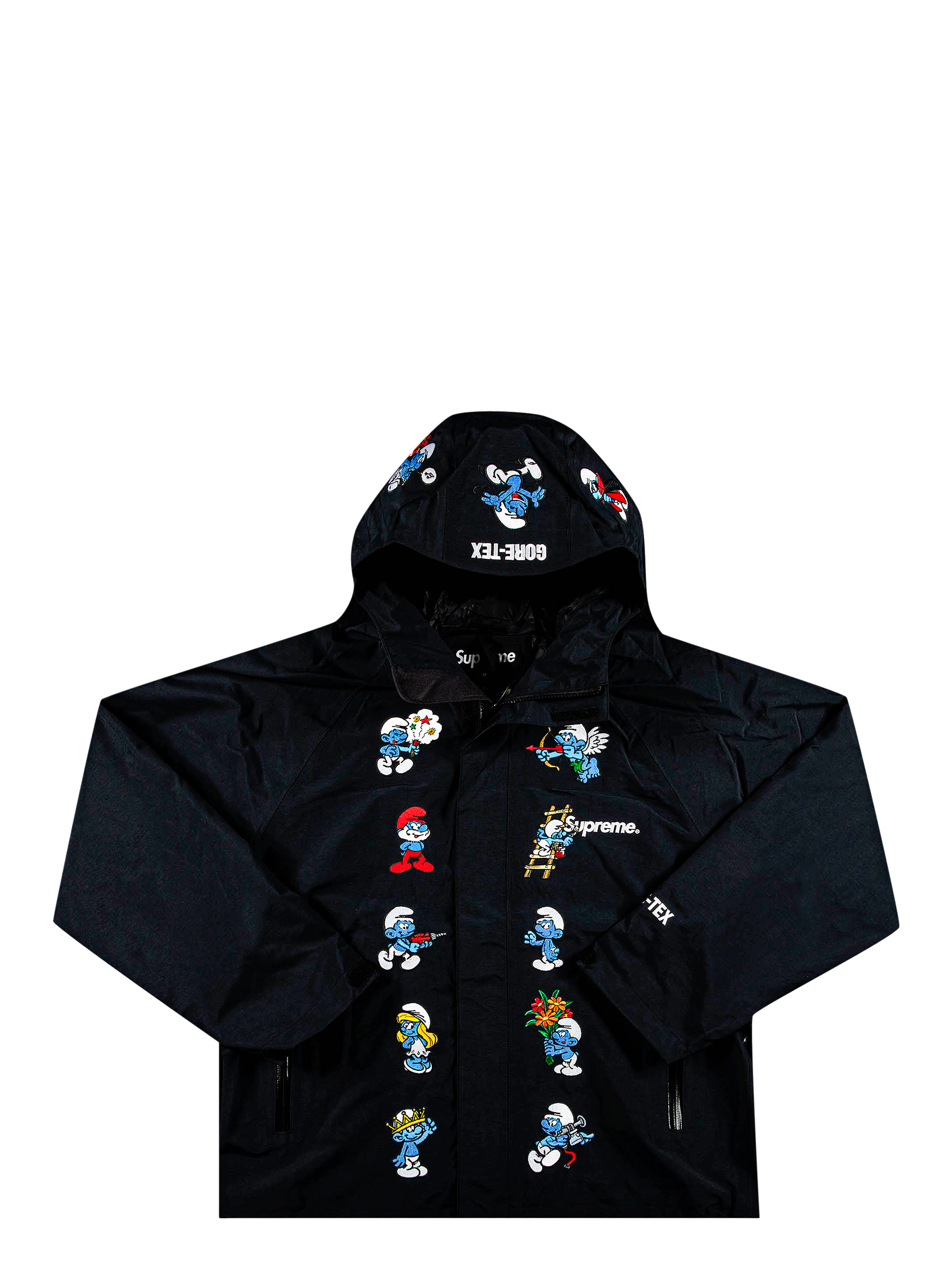 Supreme X Smurfs Gore-Tex Shell Jacket - Black | Editorialist