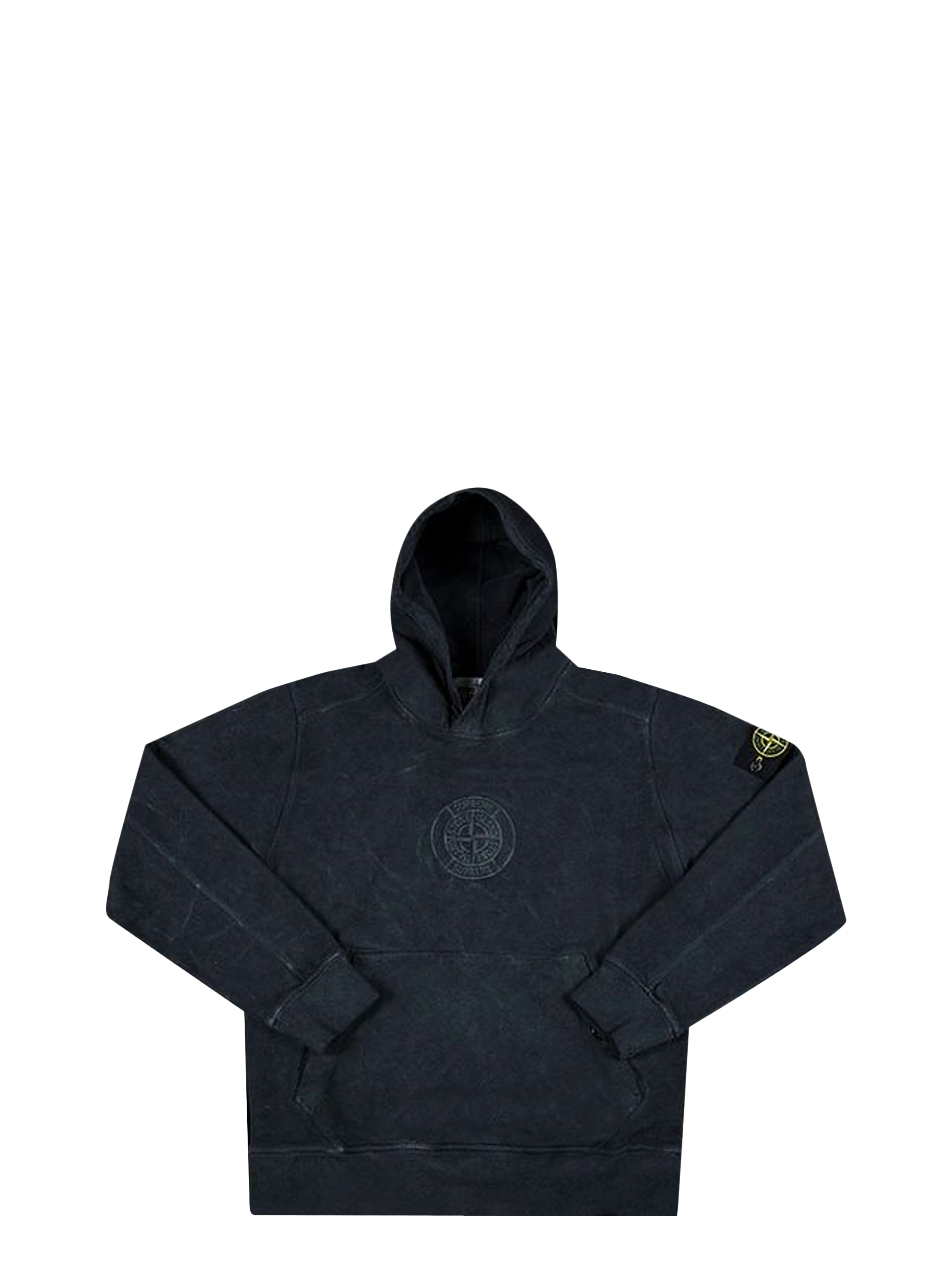 Supreme X Stone Island Hooded Sweatshirt - Black | Editorialist