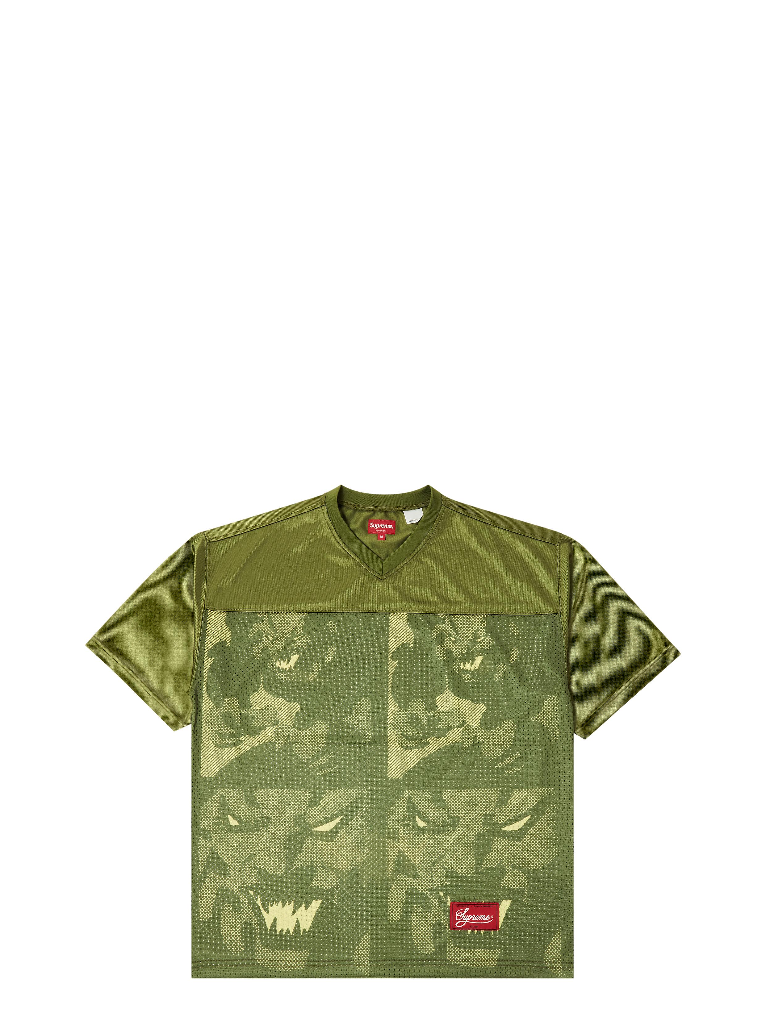 Supreme Ronin Football Jersey Olive Mサイズ Supreme Ronin Football Jersey - Green | Editorialist