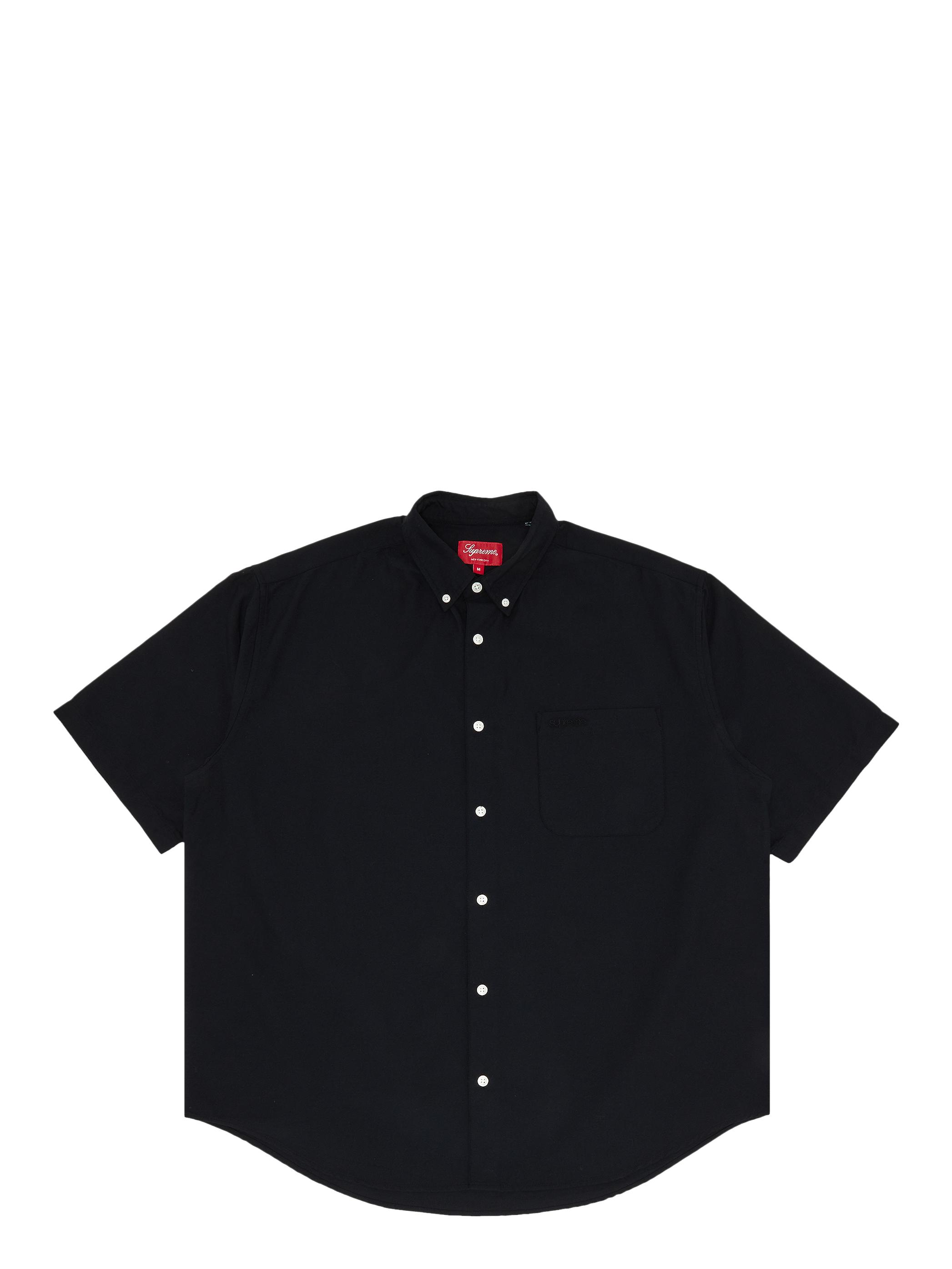Supreme Loose Fit Oxford Shirt - Black | Editorialist