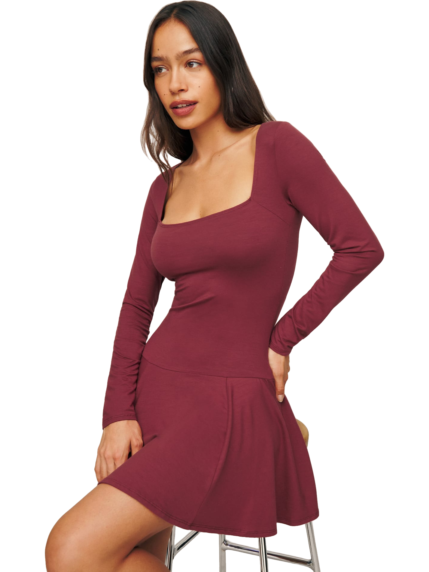 Reformation Coen Knit Dress In Selene - 50% Off | Editorialist