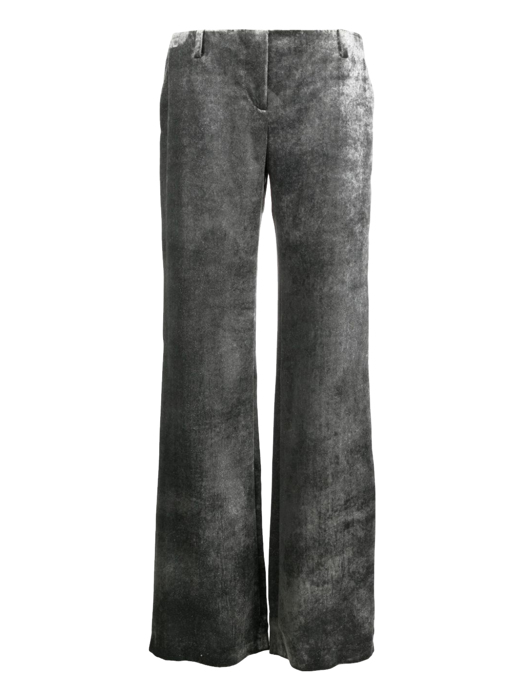 ALBERTA FERRETTI Alberta Ferretti Crushed-Velvet Trousers