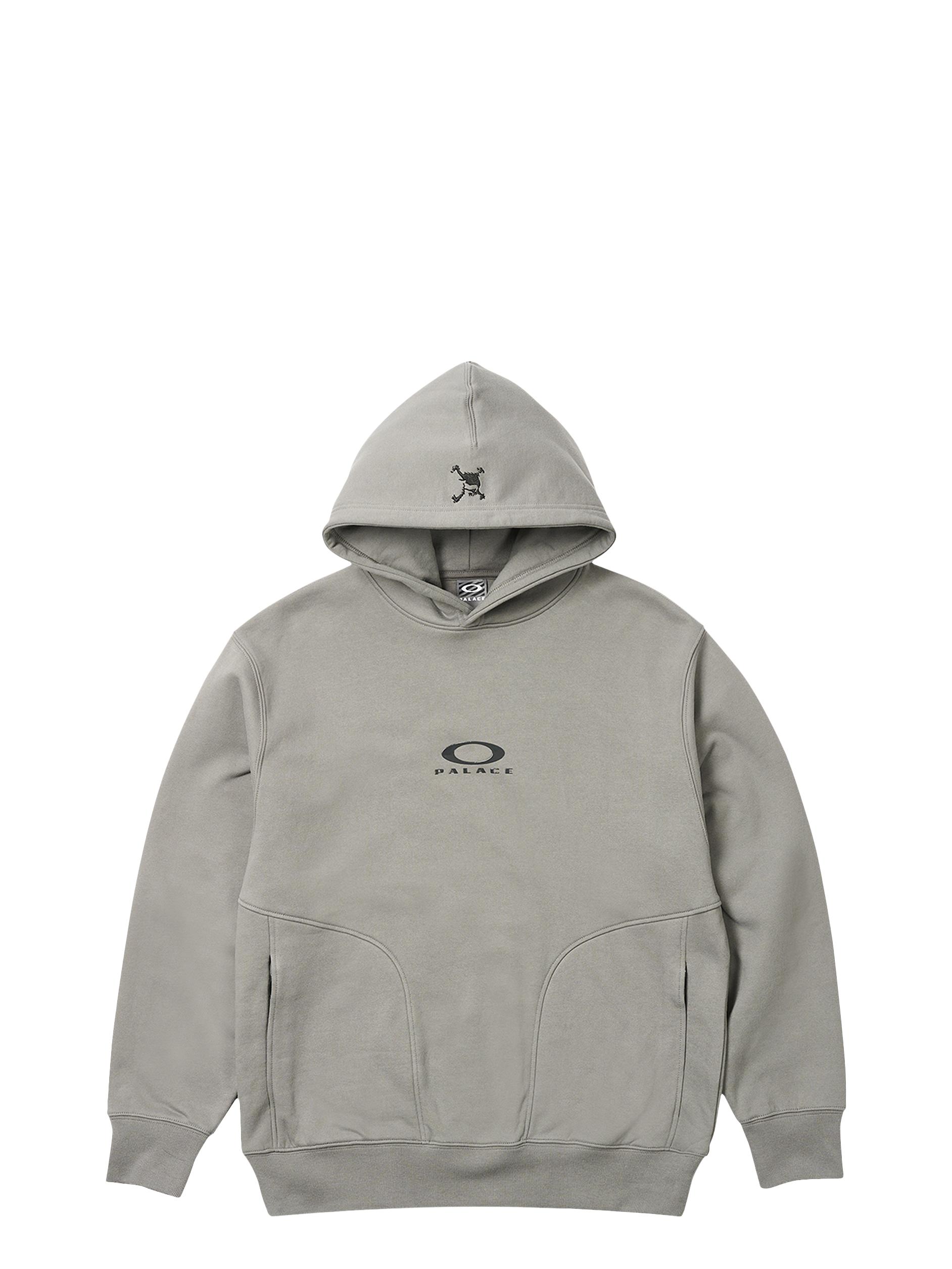 Palace X Oakley Hooded Sweatshirt - Grey | Editorialist