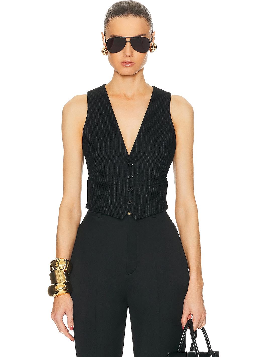 SAINT LAURENT Saint Laurent Gilet Top