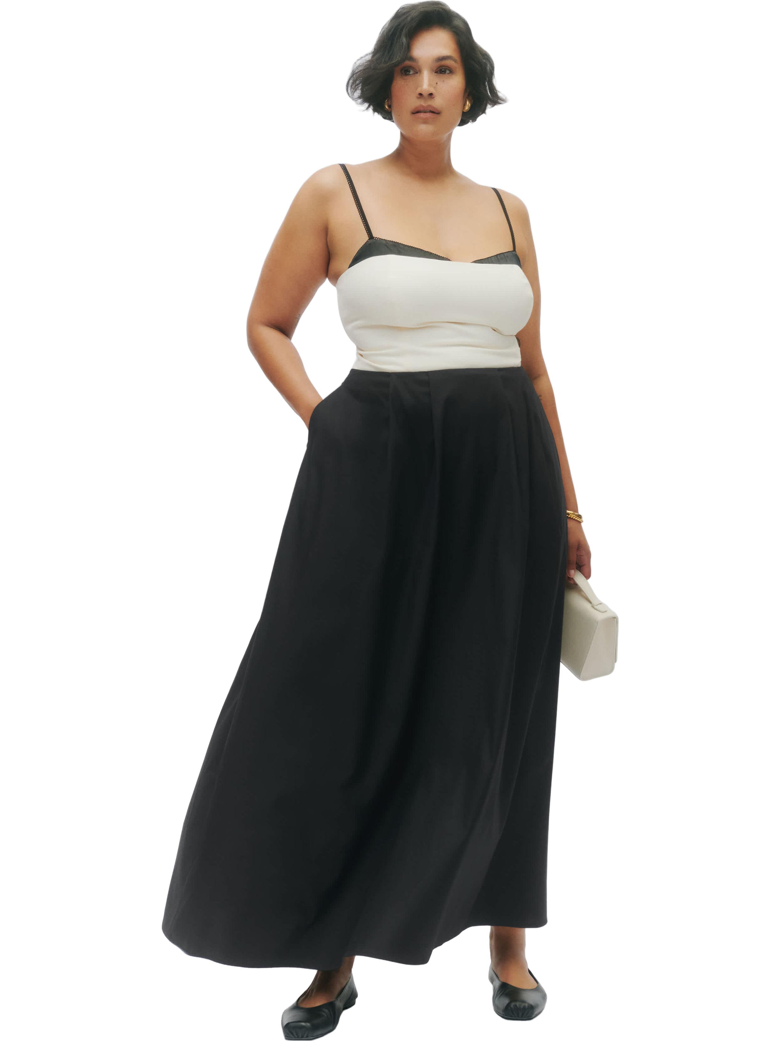 Reformation Nelle Knit Dress Es - Black | Editorialist