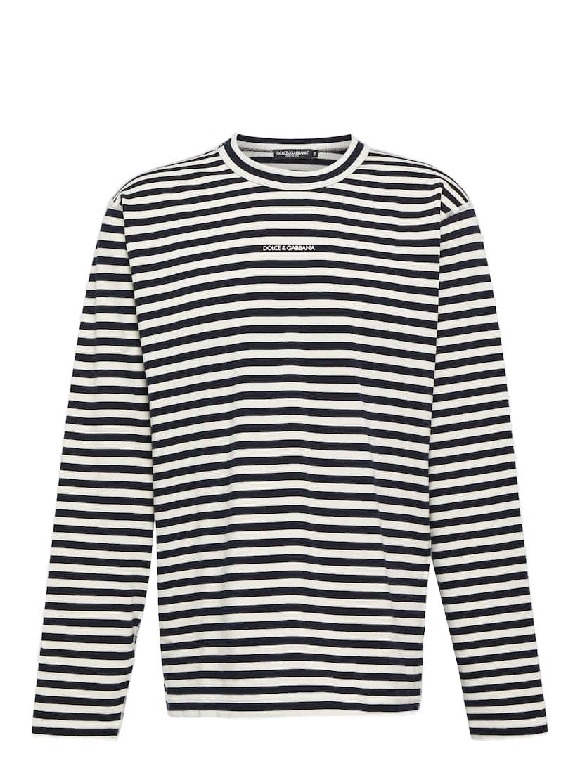 DOLCE & GABBANA striped cotton jersey t-shirt