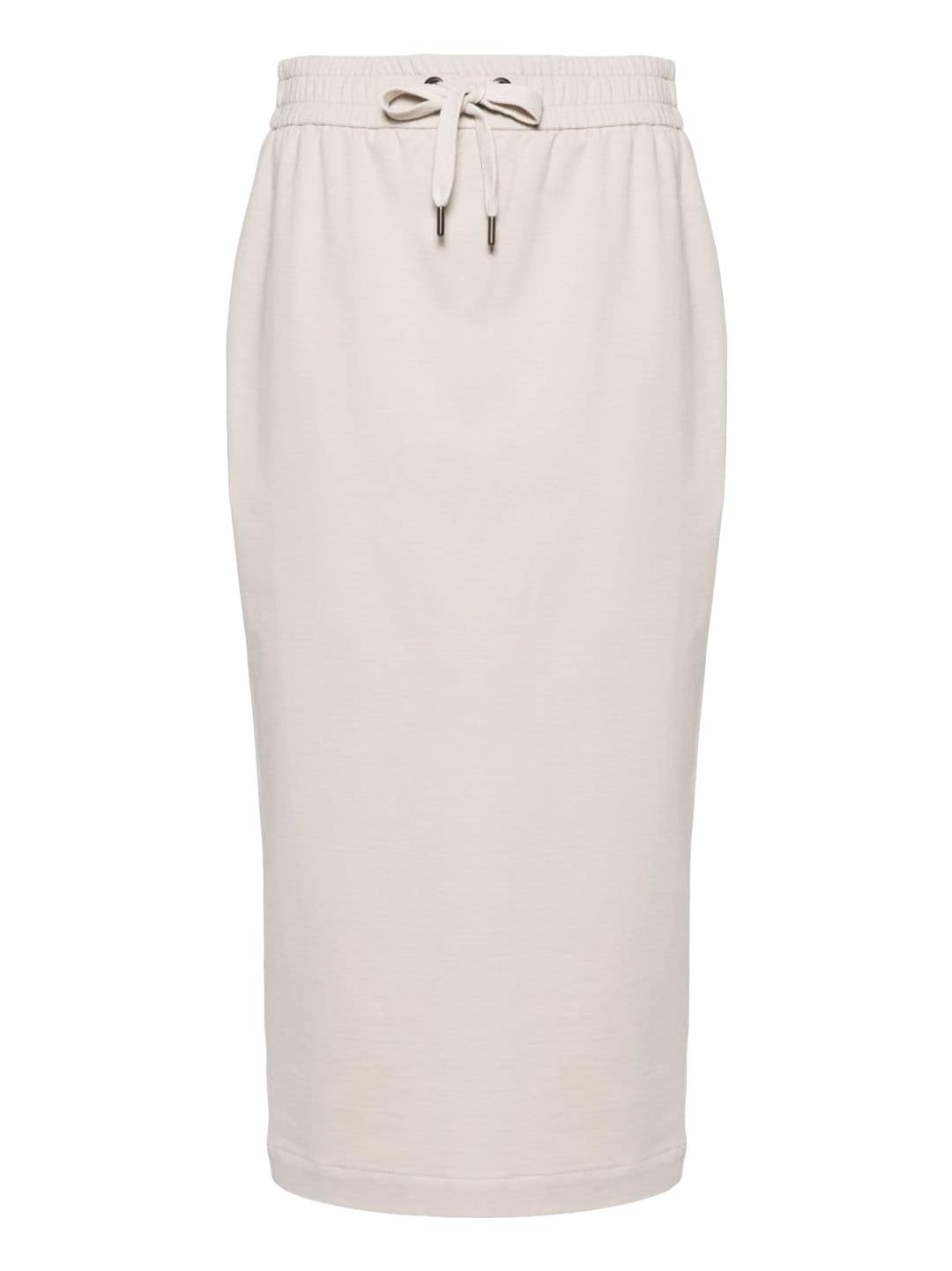 BRUNELLO CUCINELLI Brunello Cucinelli Stretch-Cotton Jersey Midi Skirt