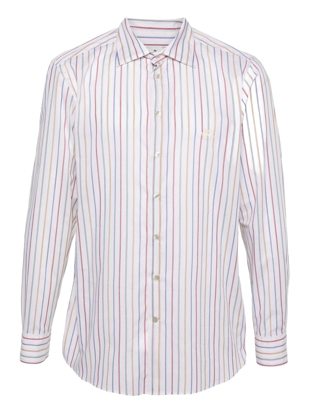 ETRO pegaso striped cotton shirt