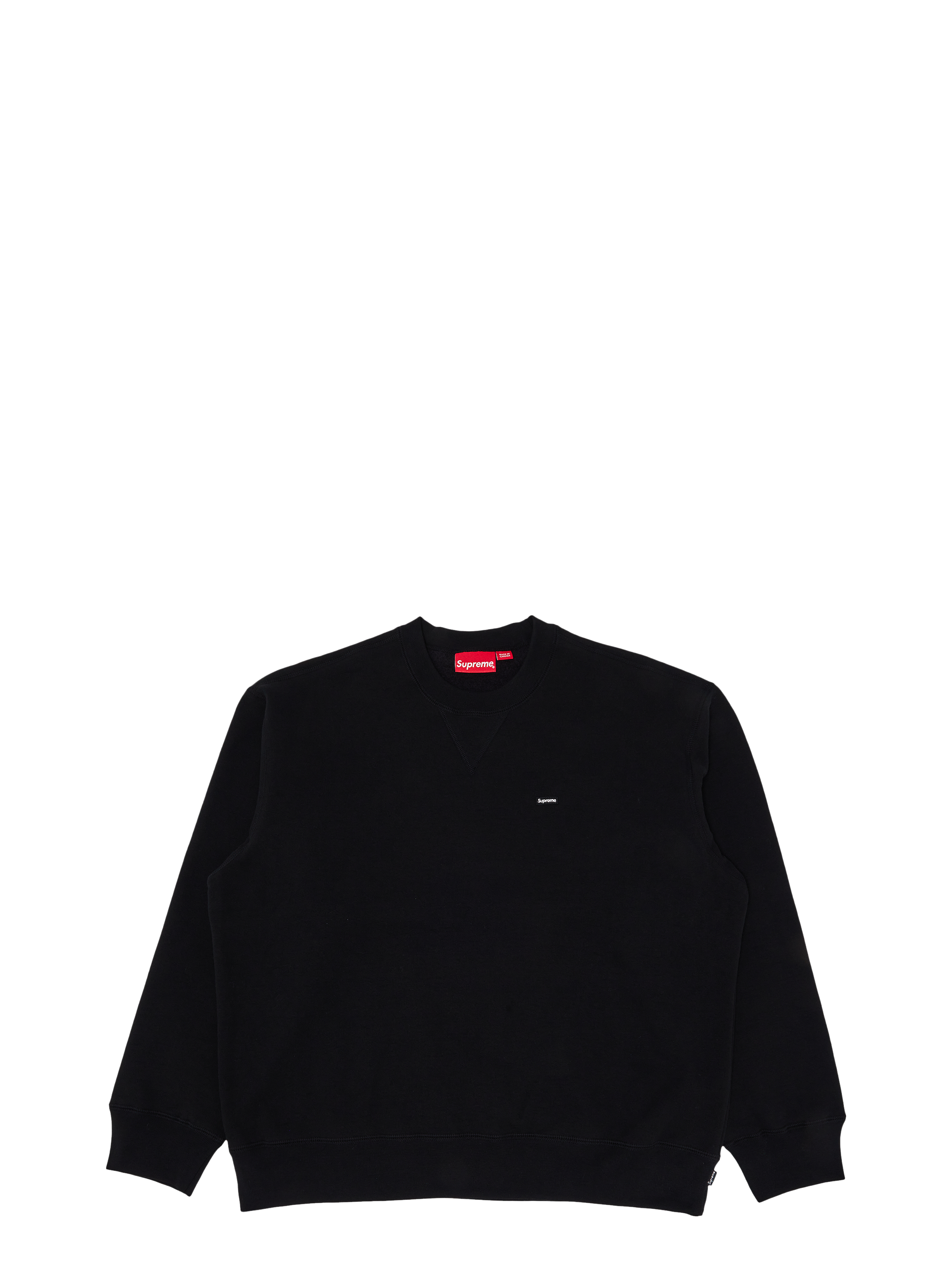Supreme Small Box Raglan Crewneck - Black | Editorialist