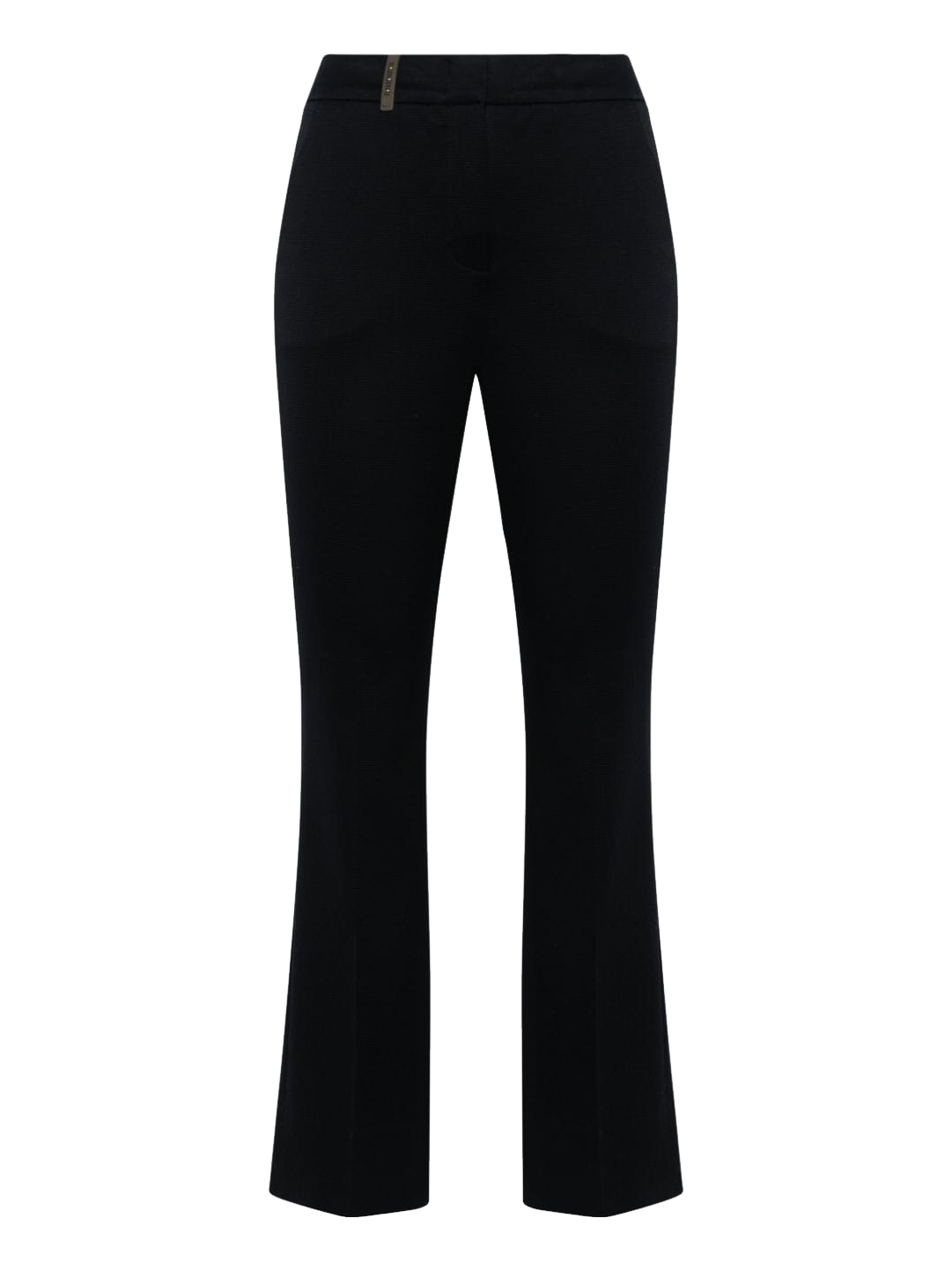 PESERICO Ottoman Fine-Ribbed Flared Trousers
