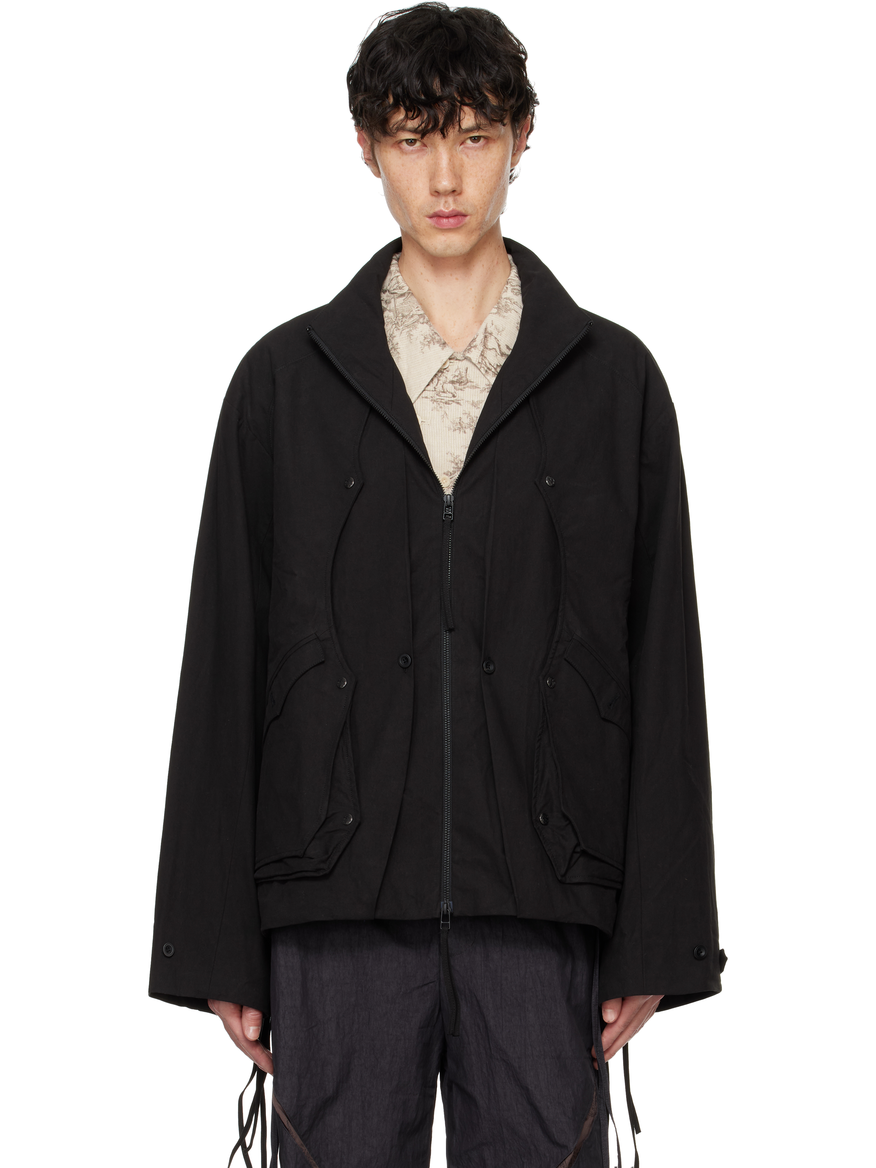 ジャケット・アウター 24aw professor.E Poncho Jacket 32426174~black_1760404681898_0.png