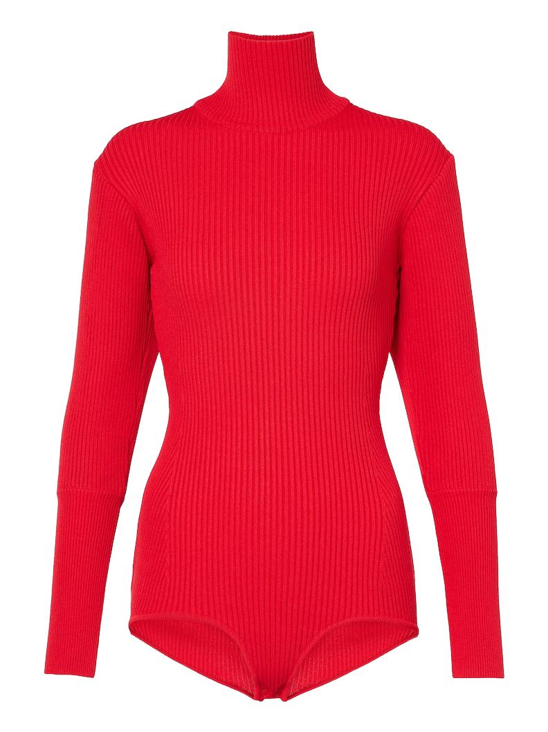MAGDA BUTRYM Ribbed-Knit Turtleneck Bodysuit