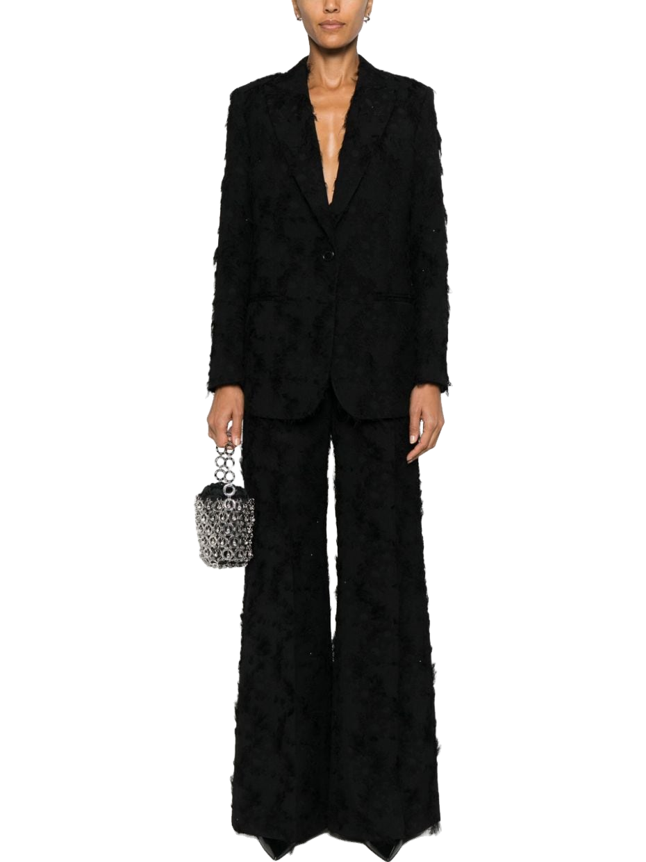 NISSA NISSA Floral-Jacquard Blazer