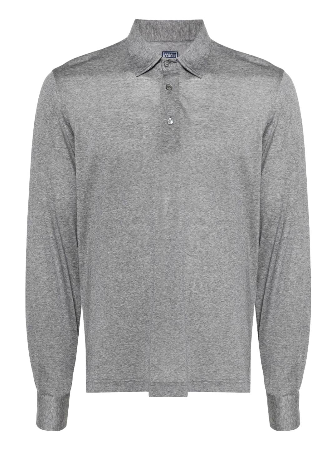 FEDELI wool polo shirt